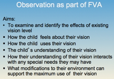 functional vision assessment